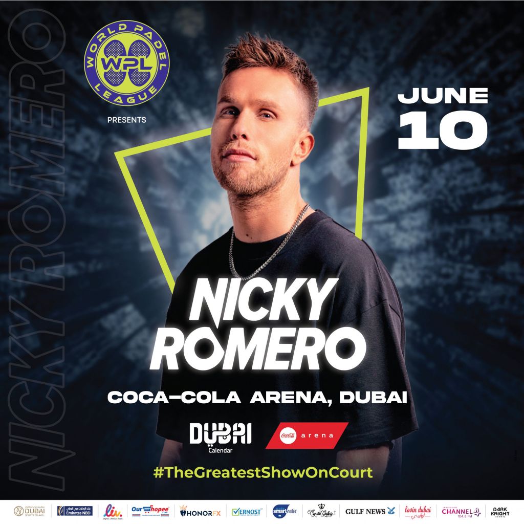 Nicky Romero Live at Coca-Cola Arena as part of World Padel League on ...