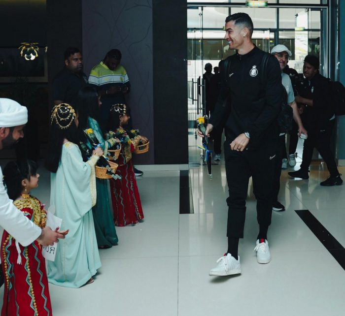 Cristiano Ronaldo Has Touched Down In The UAE!