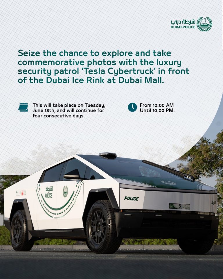 The Tesla Cybertrucks Officially Joined The Dubai Police Fleet!