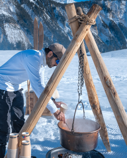 Faz3 Shared Iconic Pictures Of His Ski Trip In France's Courchevel