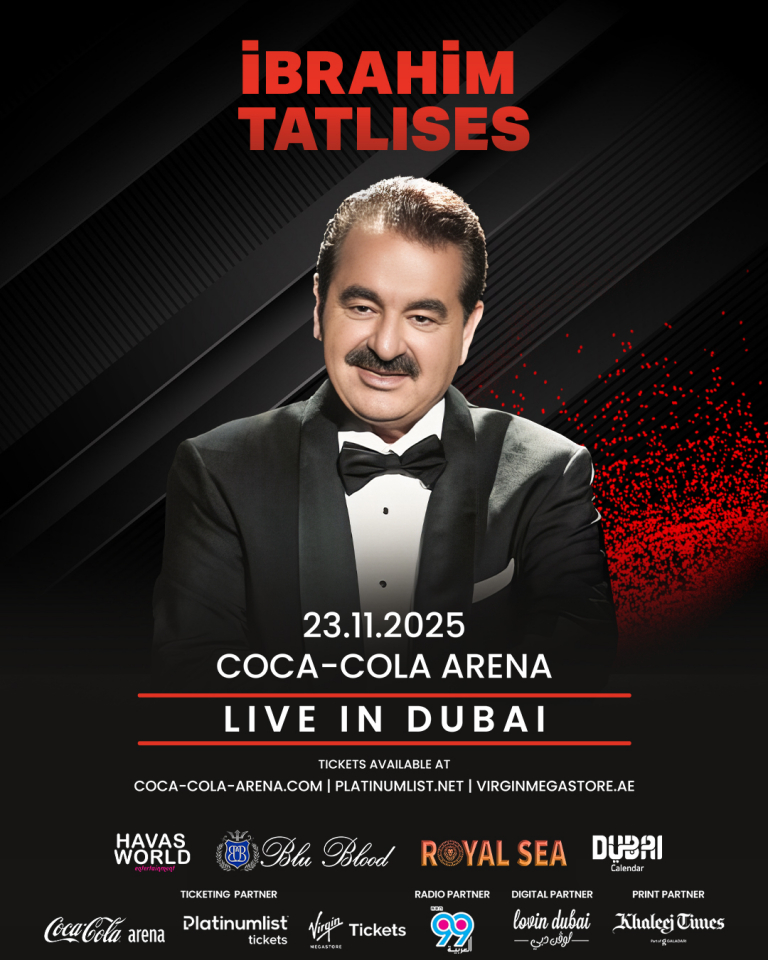 BOOK NOW: Turkish Icon İbrahim Tatlıses Is Coming To Dubai For One ...