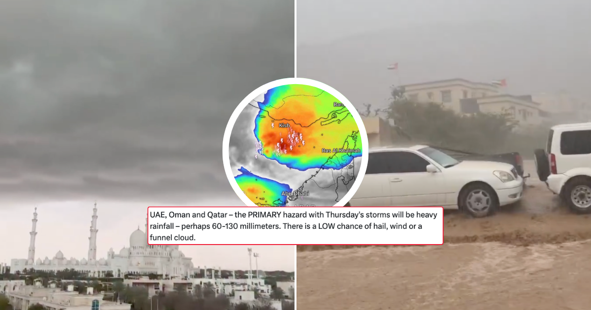 The UAE Is Set To Hit Peak Storm Conditions On Thursday With A Risk Of ...