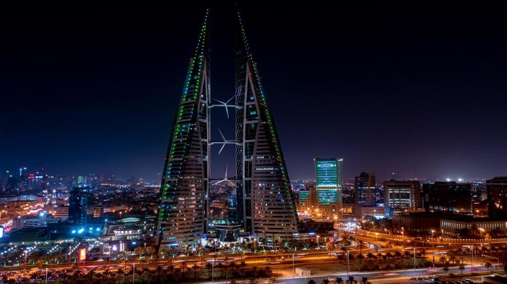 The Streets Of Bahrain Lit Up This Weekend For Saudi National Day