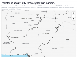 Bahrain's Size Compared To Other Countries Will Absolutely Blow Your Mind!