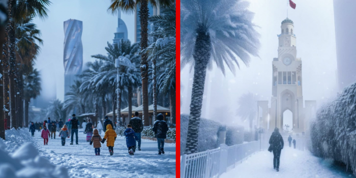 Incredible Edits Reveal The Magic Of A Snowy Winter In Bahrain!
