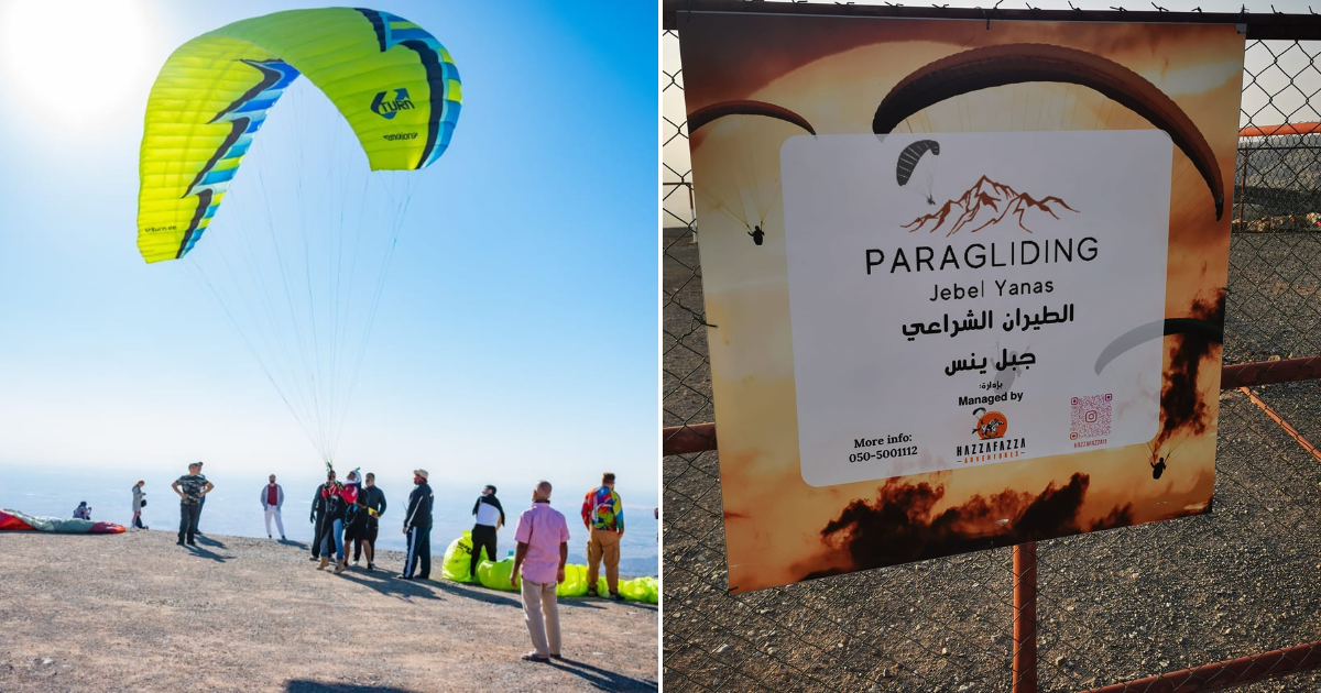 This Is How Paragliding Looks In Yanas Mountain In RAK - Lovin Rak