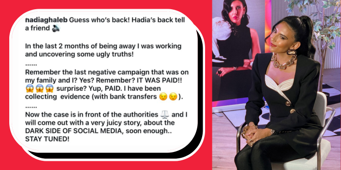 Hadia Ghaleb Just Exposed That The Hate On Her Family Was All A Paid ...