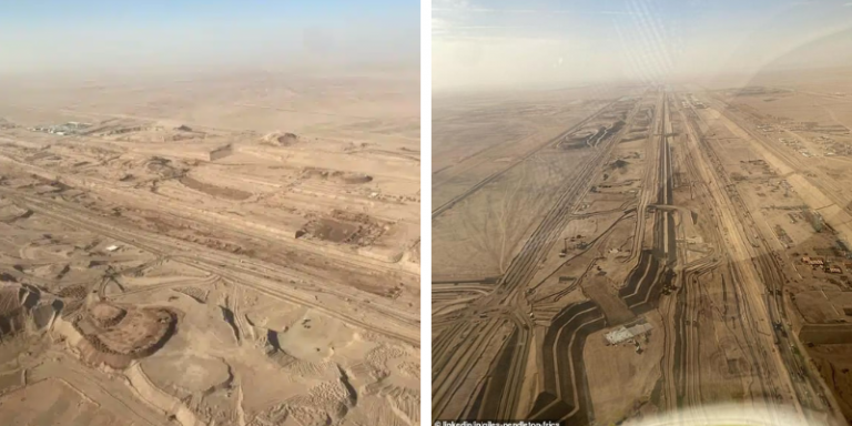 New Aerial Photos Reveal Remarkable Pace Of Progress Along 'The Line ...