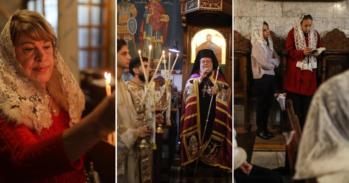 The Christmas Mass Was Held at the Historic Church in Gaza's Old Town ...