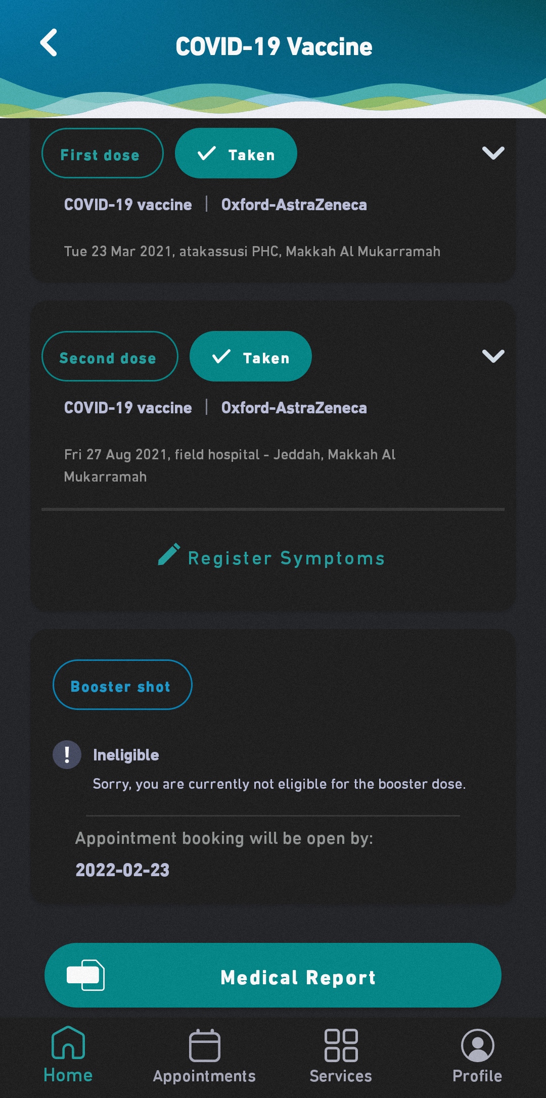 The Sehaty App Is NOW Giving Users The Option To Book A Booster Dose