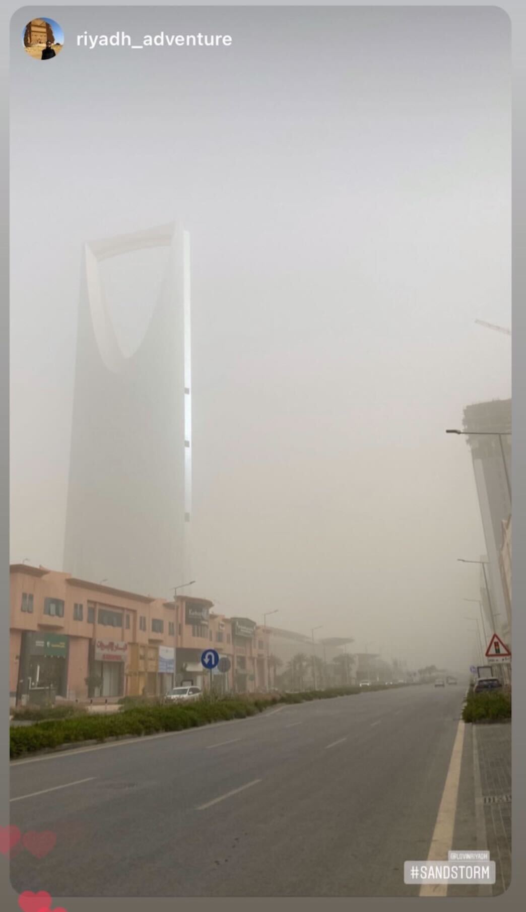 Riyadh Got Hit By A Sandstorm This Morning And It Looked Quite Spooky