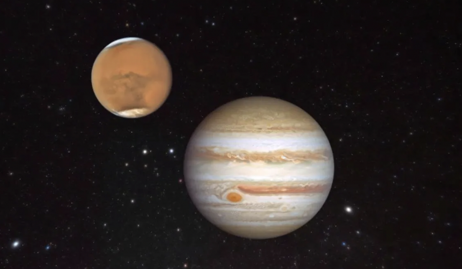 Saudi Skywatchers Set To Witness A Rare Jupiter-Mars Alignment This Week!